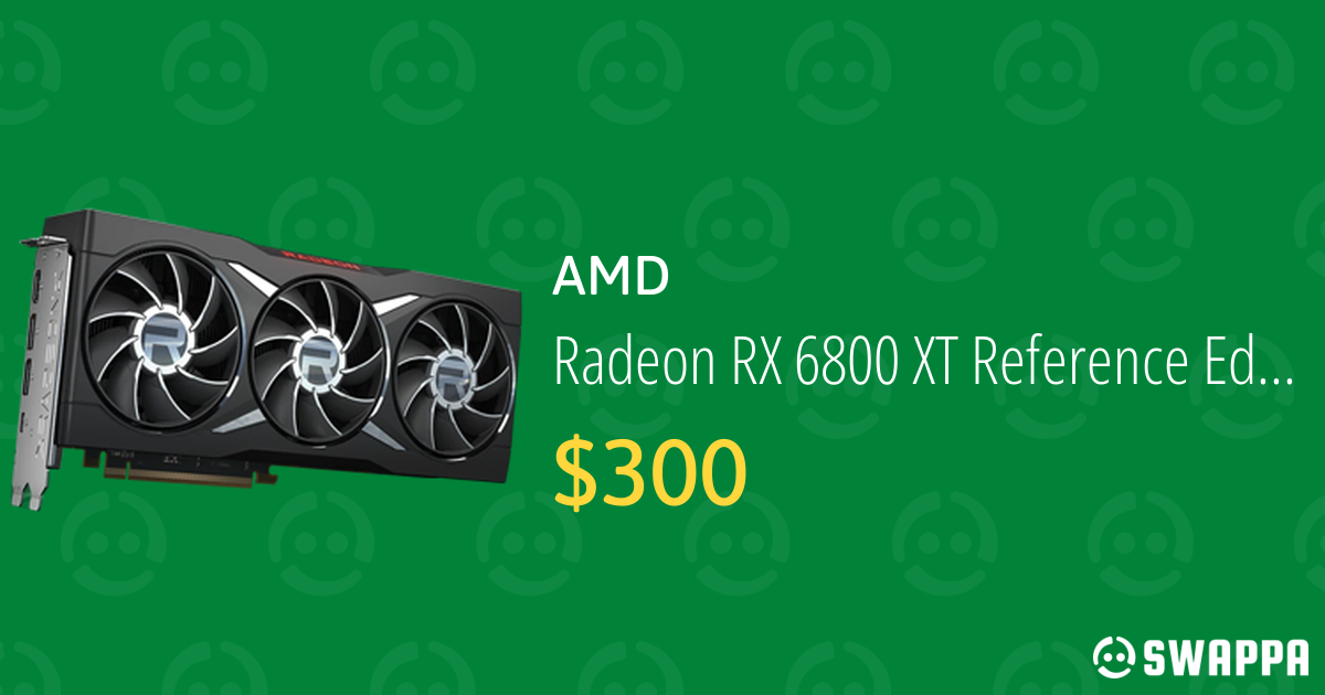AMD Radeon RX 6800 XT Reference Edition - LYGI63400 - Swappa