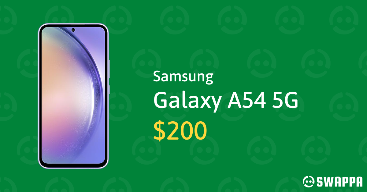 Samsung Galaxy A54 5G - Straight Talk, Graphite, 128GB, 6GB - LYGP18272 - Swappa