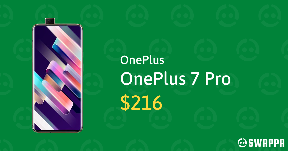 OnePlus 7 Pro - Unlocked, Blue, 256GB, 8GB, GM1917 - LYGT10449 - Swappa