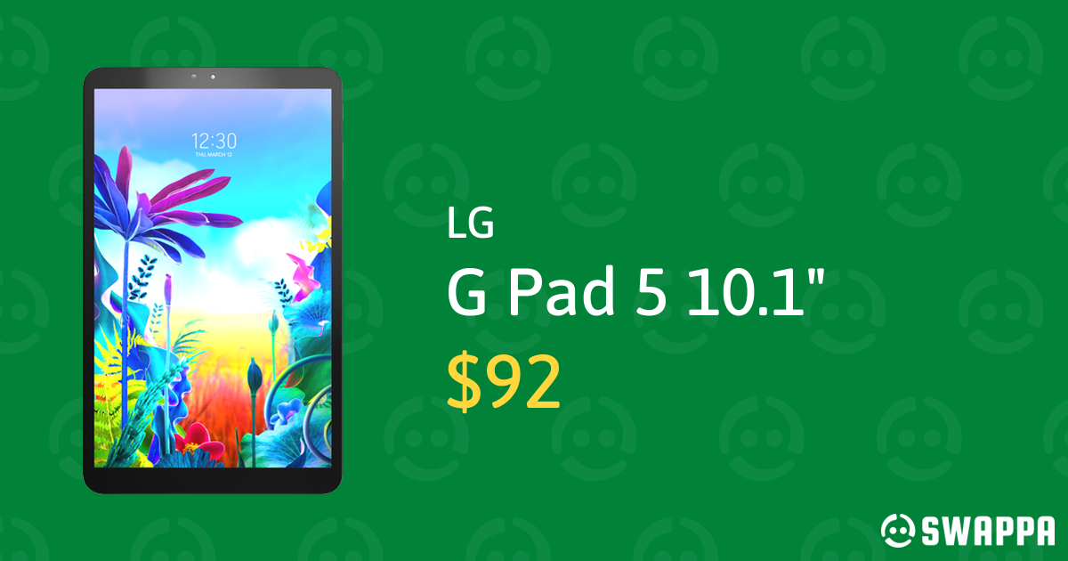 LG G Pad 5 10.1" - Metro by T-Mobile, Gray, 32GB, 4GB - LYGV23884 - Swappa
