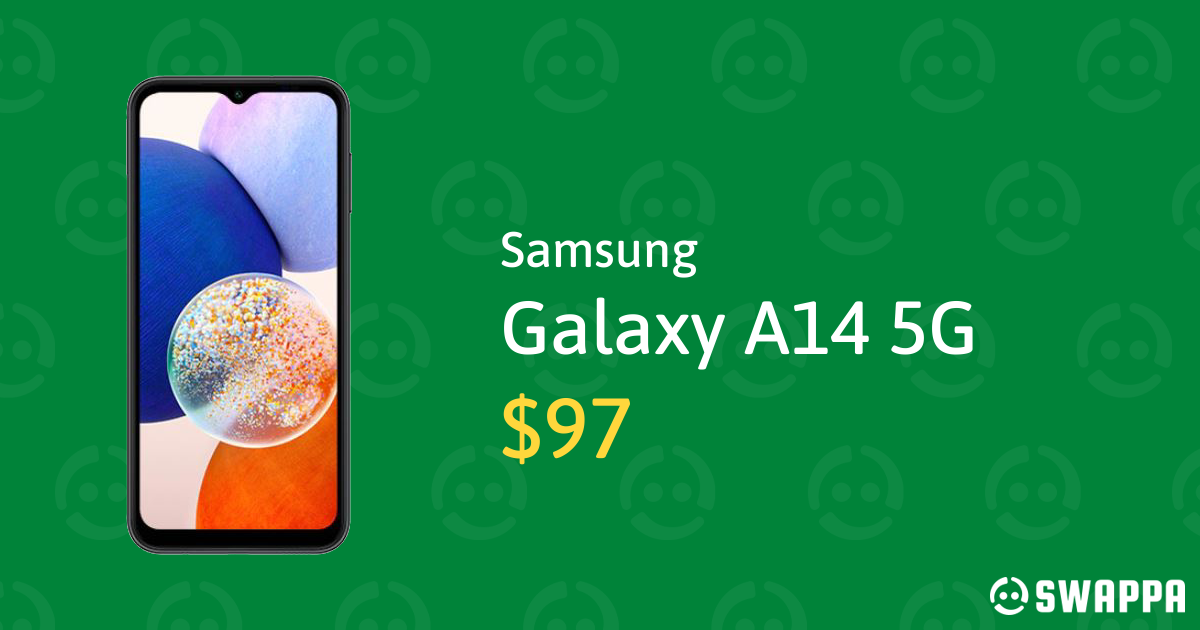 Samsung Galaxy A14 5G - Unlocked, Black, 64GB, 4GB - LYGV71888 - Swappa