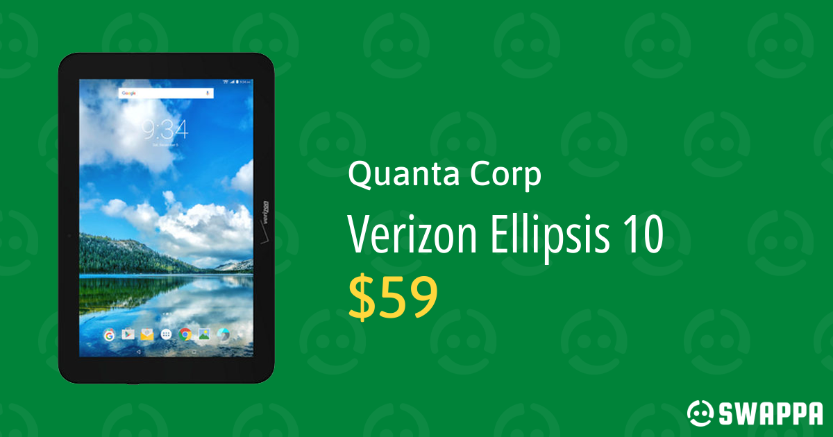 Verizon Ellipsis 10 - Verizon, Black, 16GB, 1GB - LYGV78243 - Swappa