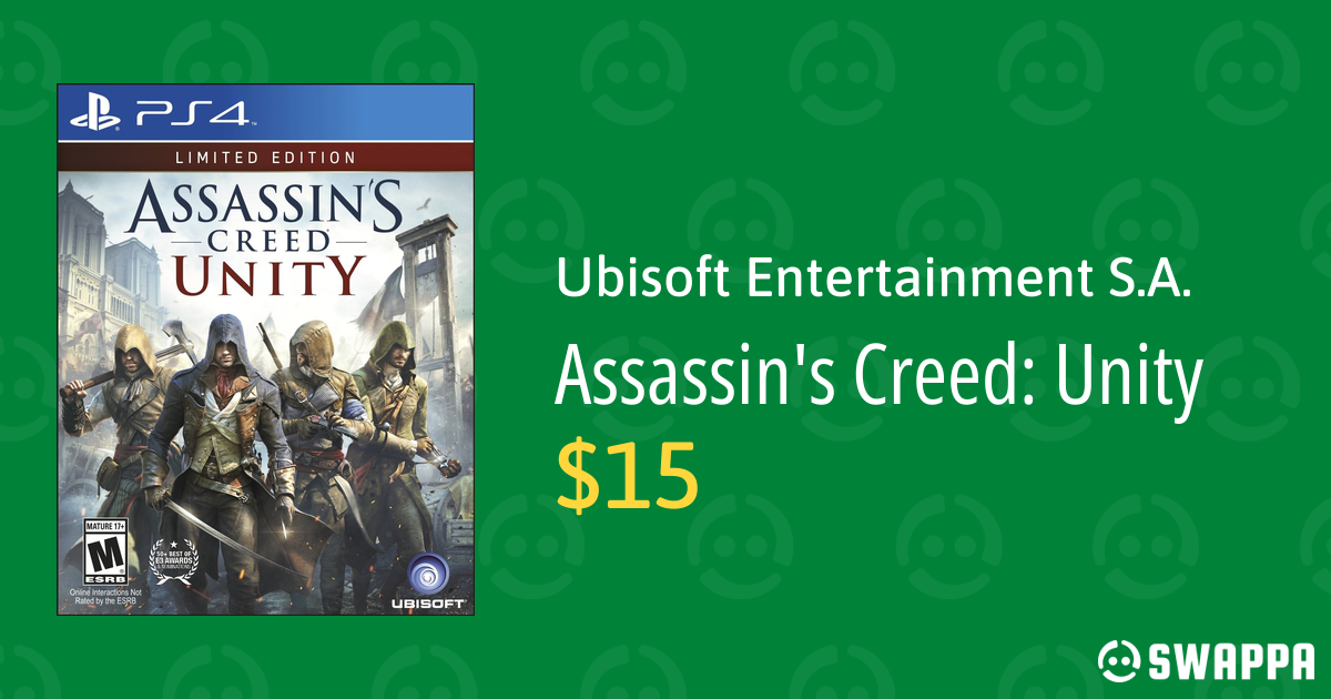 Assassin's Creed: Unity, Limited Edition for PlayStation 4 - LYGY35143 ...
