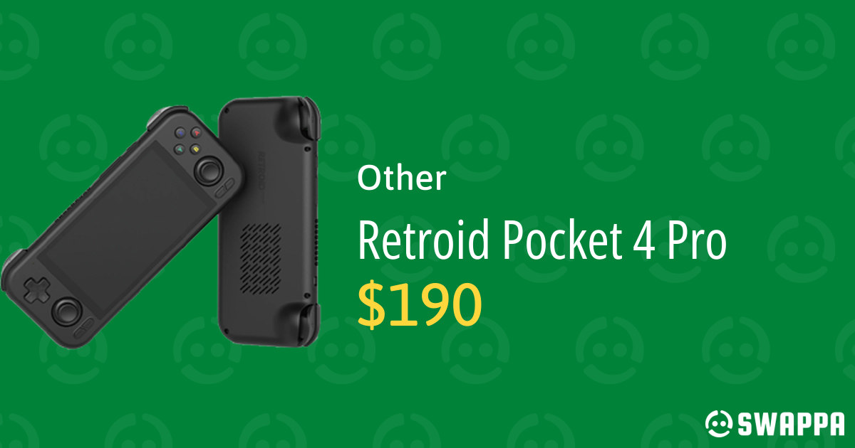 Retroid Pocket 4 Pro - Clear, 128GB, 8GB - LYHB95752 - Swappa