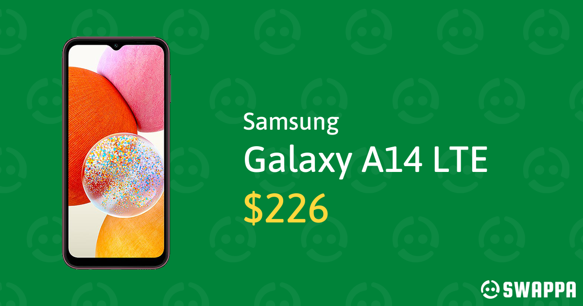 Samsung Galaxy A14 LTE - Unlocked Non-US, Silver, 128GB, 4GB ...