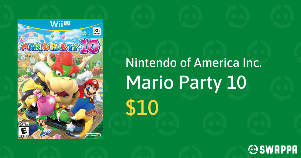 Mario Party 10 for Nintendo Wii U - LYHR23881 - Swappa