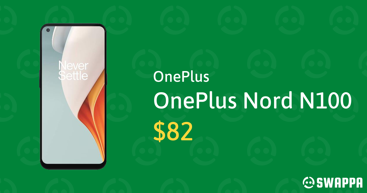 OnePlus Nord N100 - Unlocked, Gray, 64GB, 4GB, BE2011 - LYHY90230 - Swappa