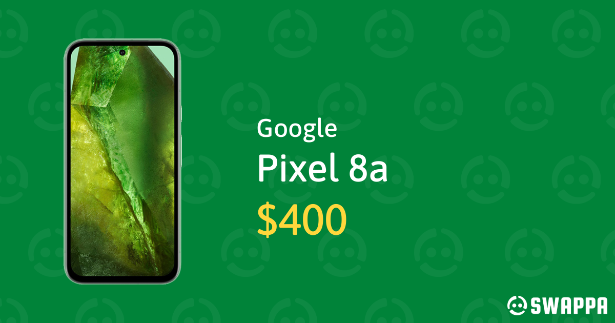 Google Pixel 8a - Unlocked, Aloe, 128GB, 8GB, GKV4X, Sub-6 5G ...