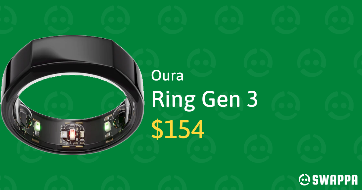 Oura Ring Gen 3 - Silver, Size 10, Heritage - LYIP76189 - Swappa