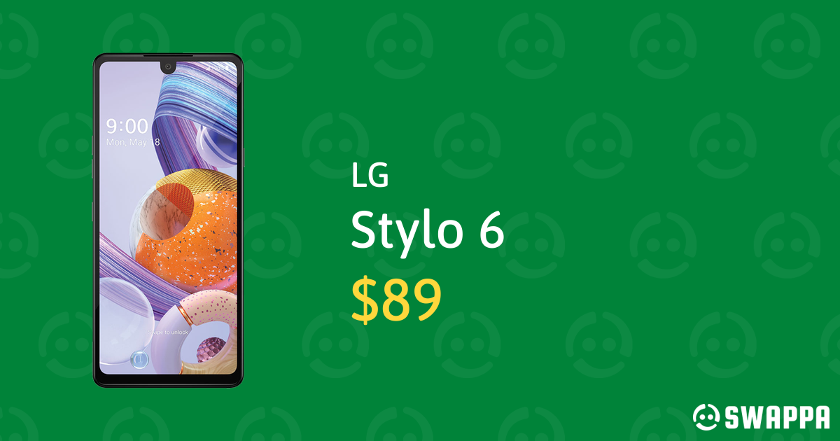 LG Stylo 6 - T-Mobile, White, 64GB, 3GB - LYIY53845 - Swappa