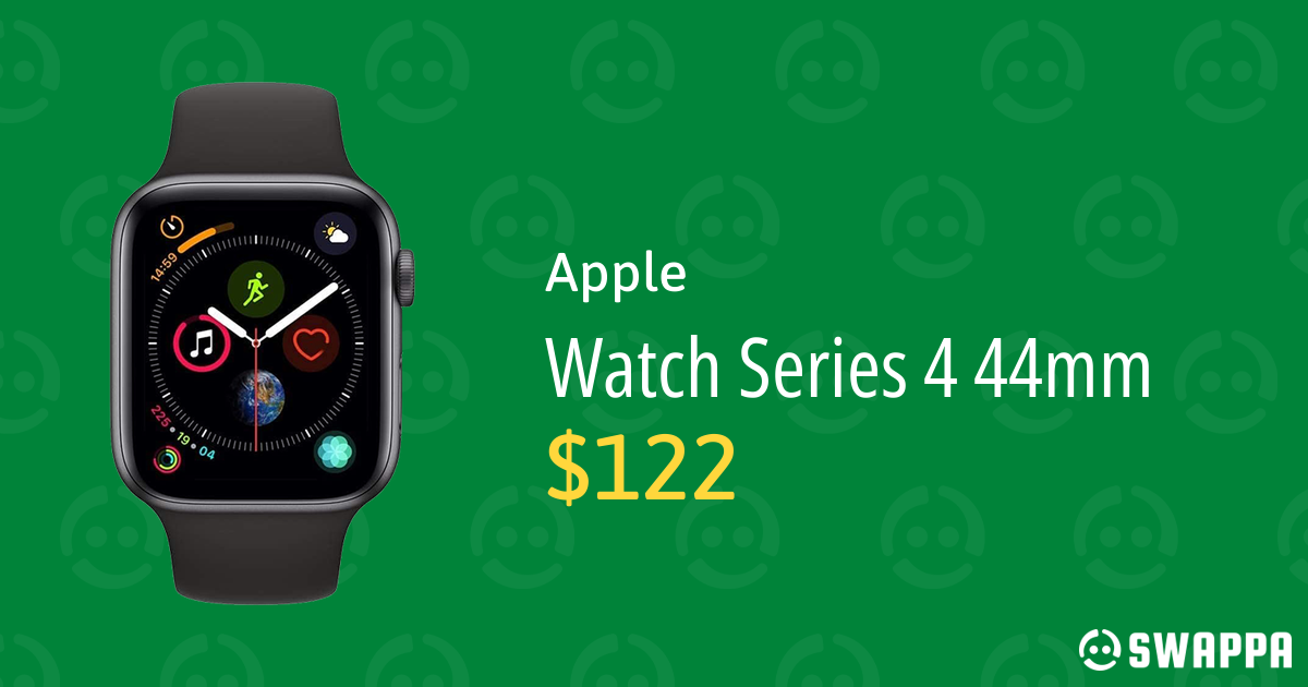 Apple Watch Series 4 44mm - Gray, A1978 - GPS, Aluminum - LYJA83147 ...
