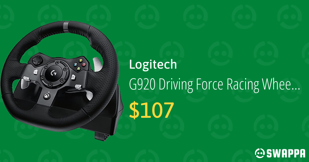 Logitech G920 Driving Force Racing Wheel - LYJF85095 - Swappa