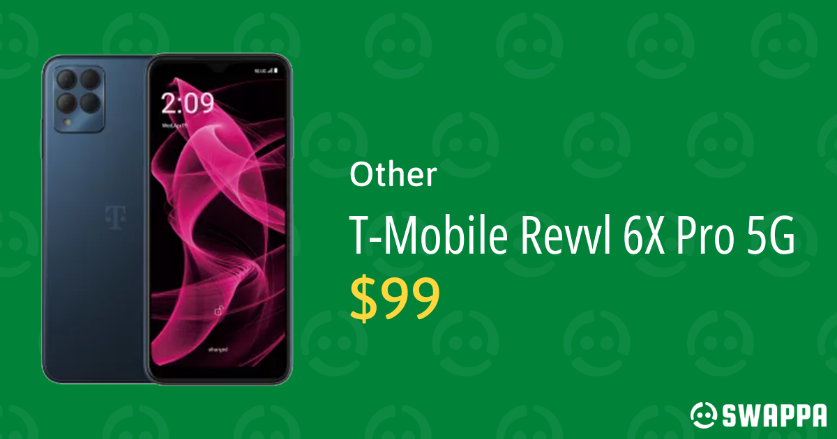 T-Mobile Revvl 6X Pro 5G - T-Mobile, Navy Blue, 256GB, 6GB - LYJH26725 ...