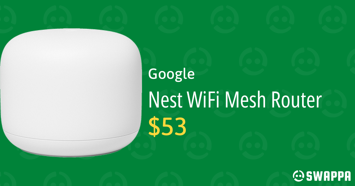 Google Nest WiFi Mesh Router - Snow, 3-Pack - LYJK76118 - Swappa