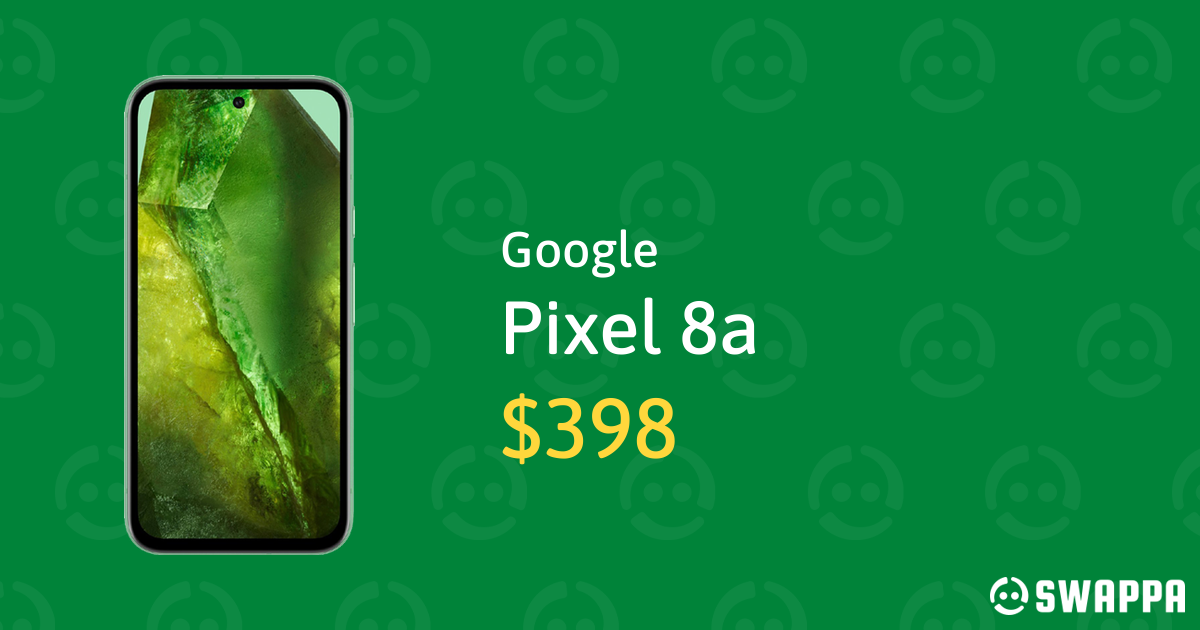 Google Pixel 8a - Unlocked, Aloe, 128GB, 8GB, GKV4X, Sub-6 5G ...