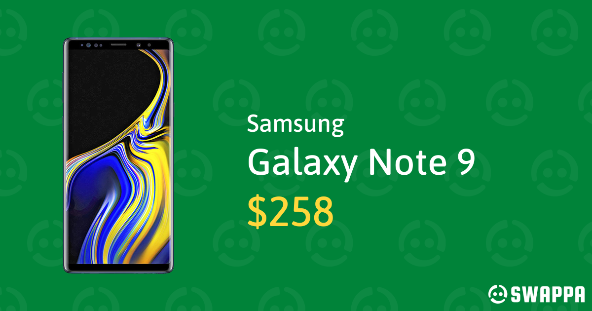 Samsung Galaxy Note 9 - Unlocked, Blue, 512GB, 8GB, SM-N960U1 ...