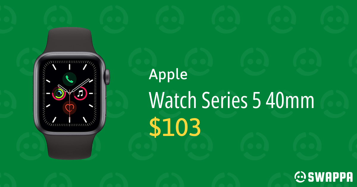 Apple Watch Series 5 40mm - Unlocked, Gold, A2094 Cellular, Aluminum ...