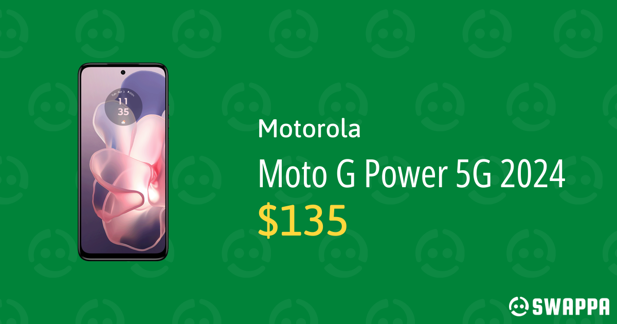 Moto G Power 5G 2024 - Unlocked, Black, 128GB, 8GB - LZAS70927 - Swappa