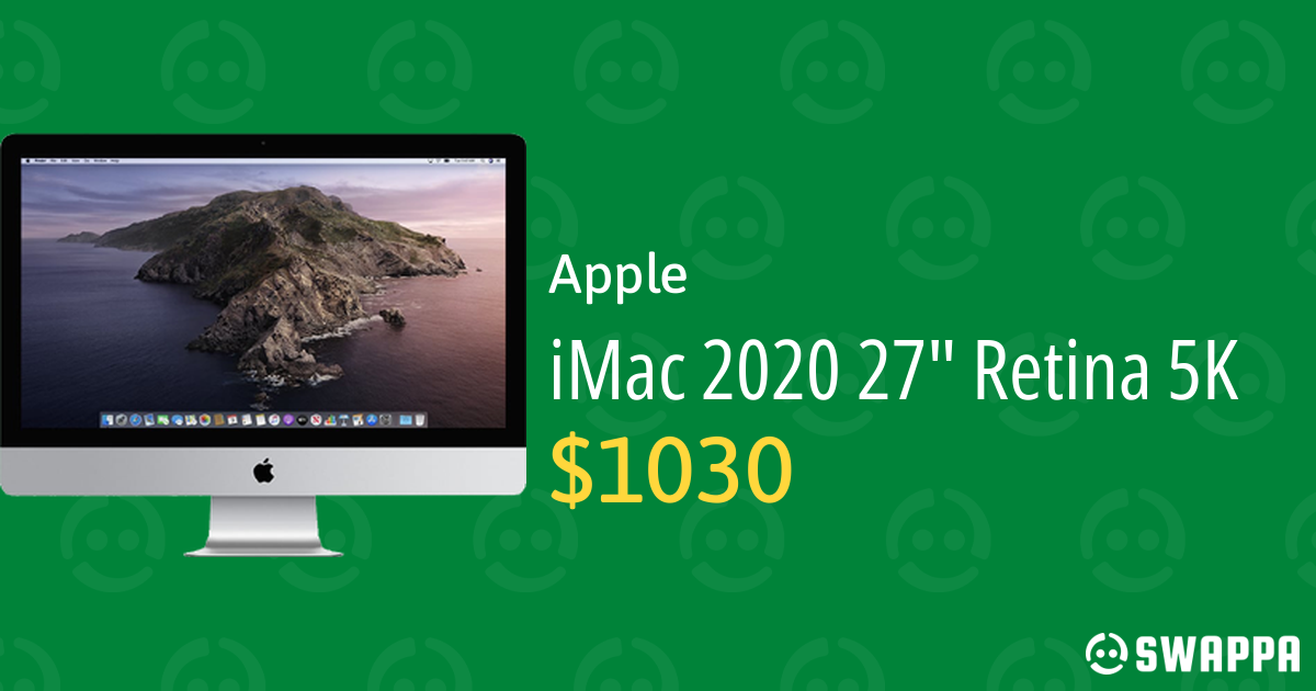 iMac 2020 27" Retina 5K - I7, 512GB, 16GB - LZBA14665 - Swappa