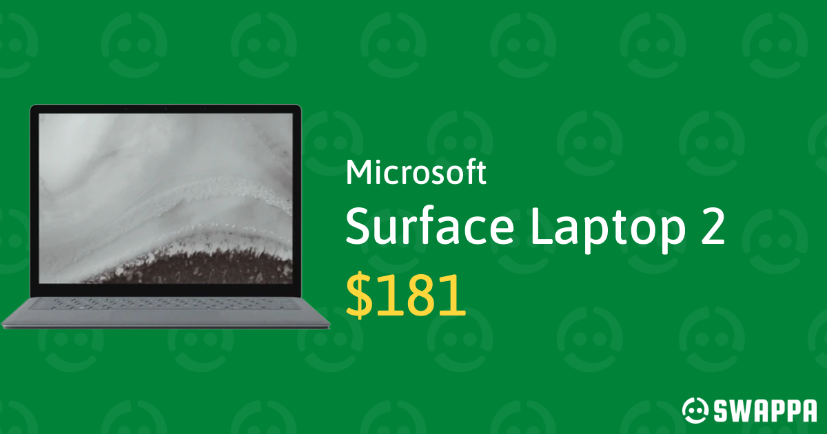 Microsoft Surface Laptop 2 - I5, Platinum, 256GB, 8GB - LZBD66538 - Swappa