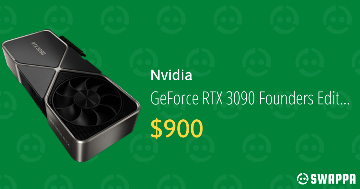 Nvidia GeForce RTX 3090 Founders Edition - 900-1G136-2510-000 ...