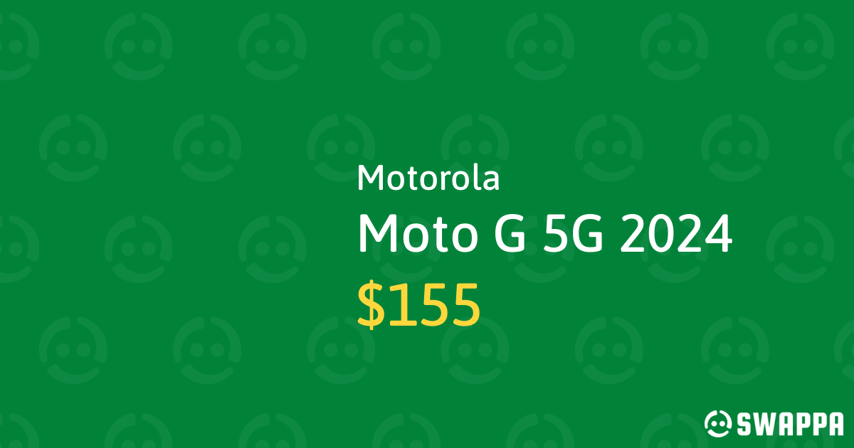 Moto G 5G 2024 - T-Mobile, Green, 128GB, 4GB - LZBO90885 - Swappa