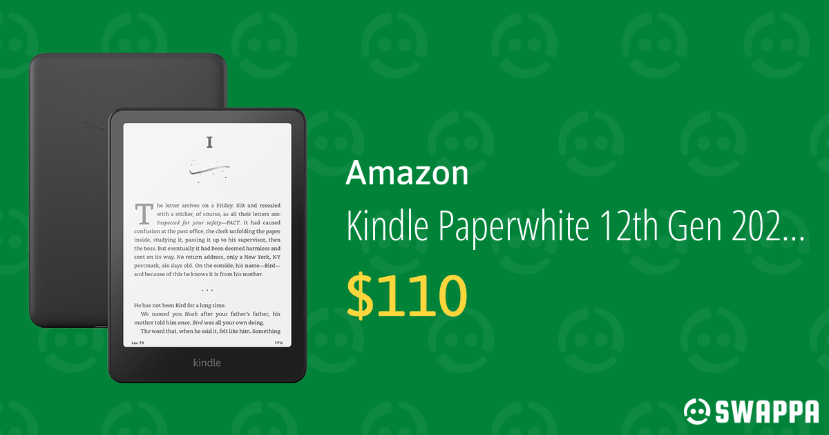 Amazon Kindle Paperwhite 12th Gen 2024 - Amazon, Black - LZBP08443 - Swappa