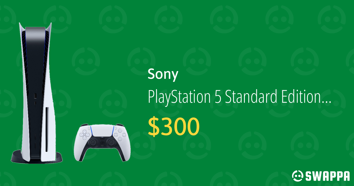 PlayStation 5 Standard Edition (2020) - White, 825GB, Standard Edition ...