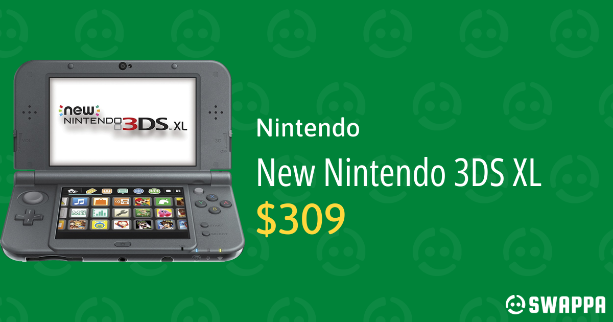 New Nintendo 3DS XL - Black, 4GB - LZBQ92324 - Swappa