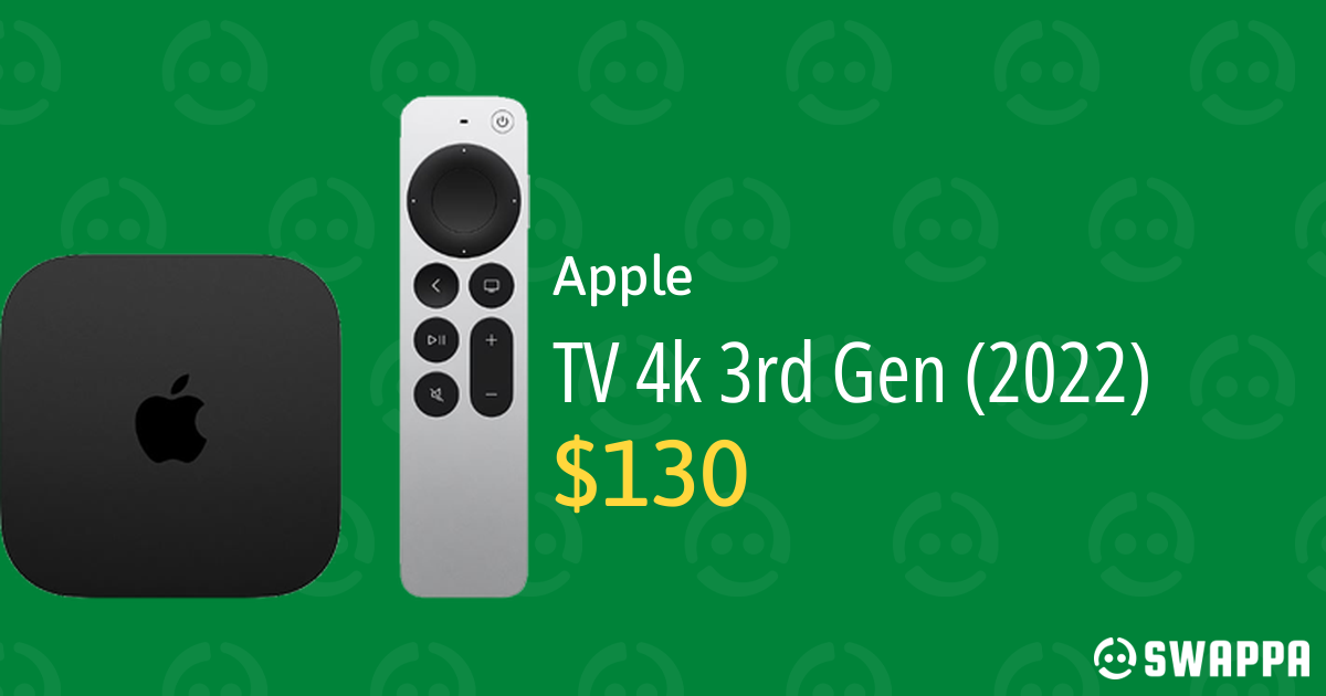 Apple TV 4k 3rd Gen (2022) - 64GB, Wi-Fi - LZBS14277 - Swappa