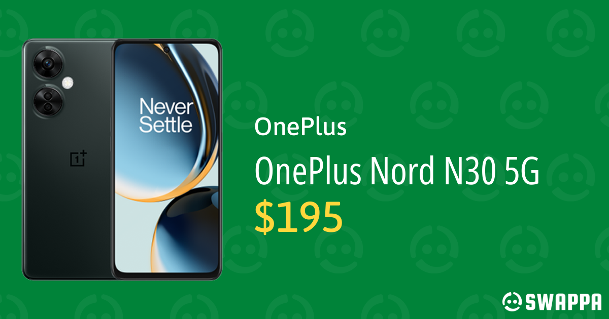 OnePlus Nord N30 5G - Unlocked, Gray, 128GB, 8GB - LZBT58843 - Swappa