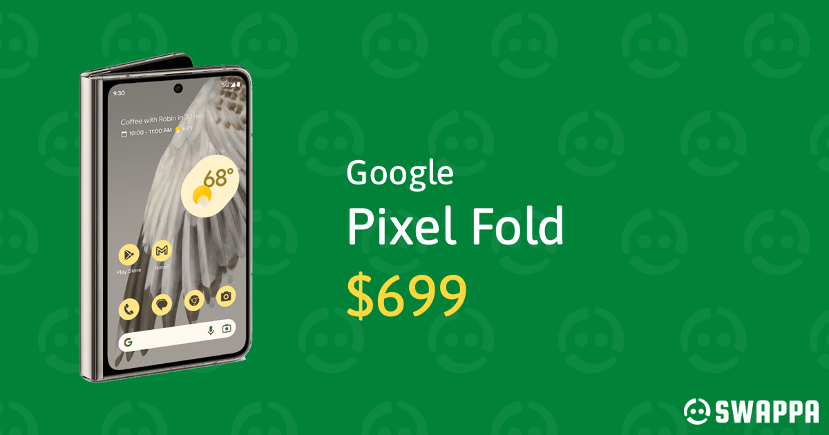 Google Pixel Fold - Unlocked, Obsidian, 512GB, 12GB, G9FPL - LZBV13338 ...