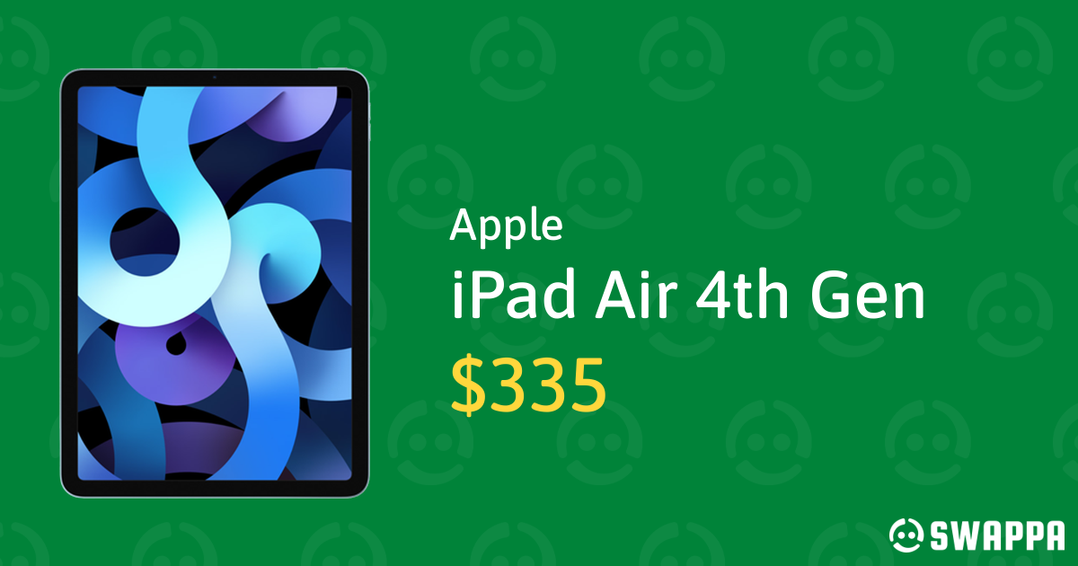 Apple iPad Air 4th Gen - Wi-Fi, Gray, 256GB, A2316 - LZCH16305 - Swappa