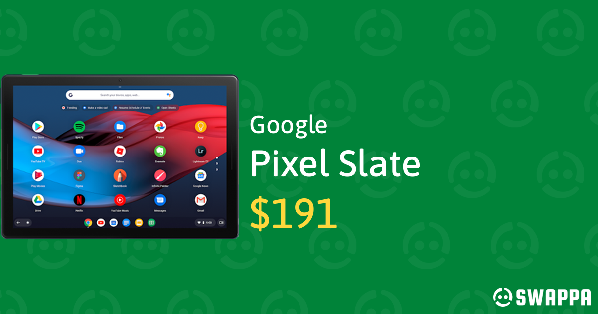 Google Pixel Slate - Wi-Fi, Core m3, Navy Blue, 64GB, 8GB - LZCP10284 ...