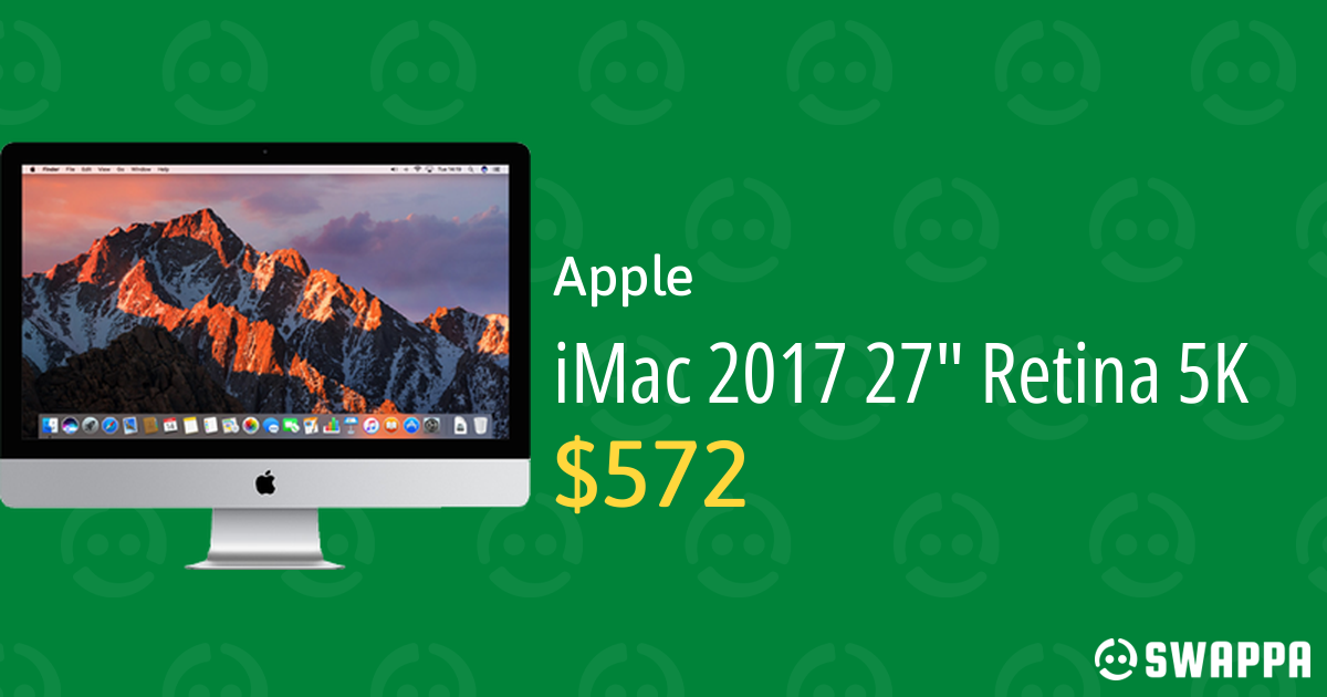 iMac 2017 27" Retina 5K - I7, 512GB, 64GB - LZCQ45860 - Swappa