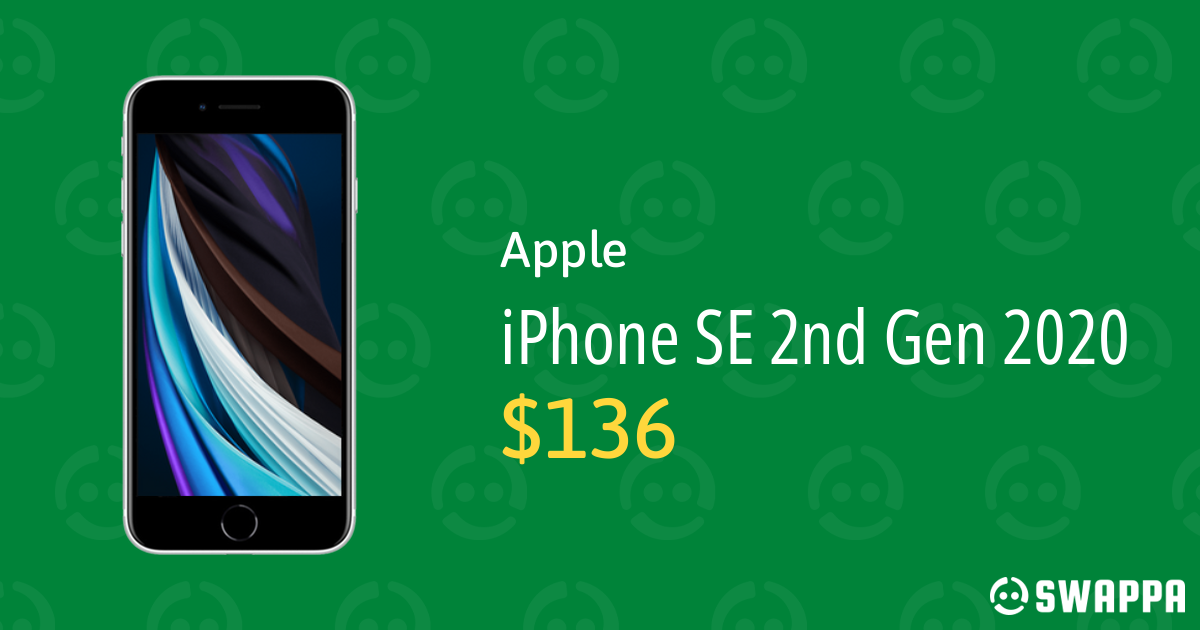 Apple iPhone SE 2nd Gen 2020 - Unlocked, Black, 256GB, A2275 ...