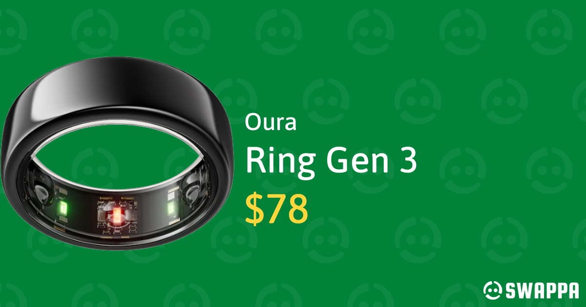 Oura Ring Gen 3 - Silver, Size 10, Horizon - LZDB44106 - Swappa
