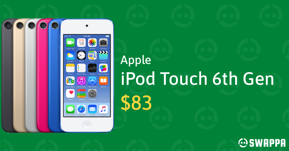 Apple iPod Touch 6th Gen - Wi-Fi, Blue, 128GB - LZDR63624 - Swappa