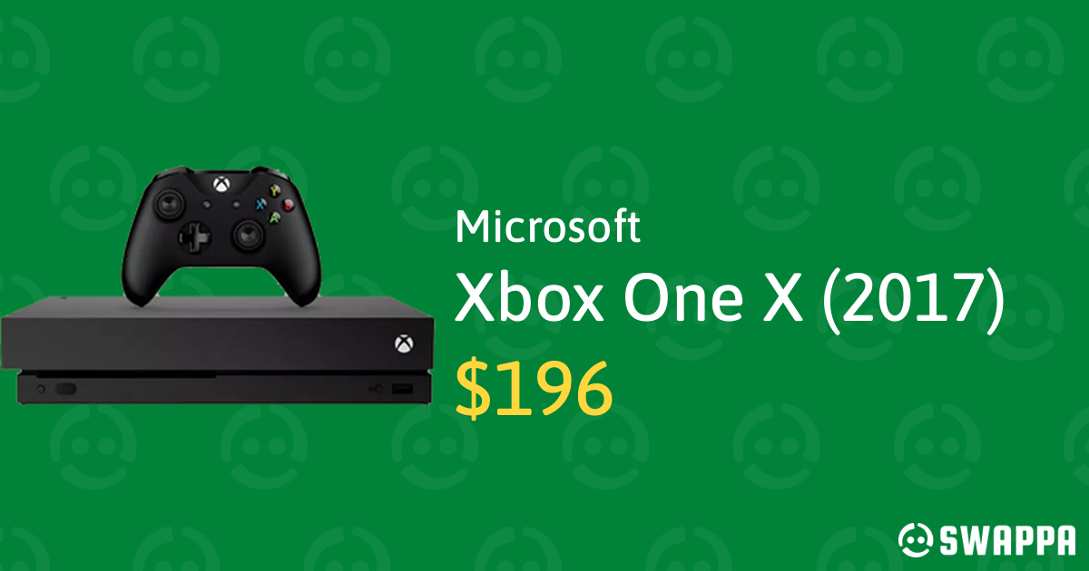 Xbox One X (2017) - Black, Standard - LZDS61322 - Swappa