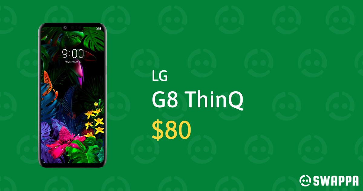 LG G8 ThinQ - AT&T, Black, 128GB, 6GB, LM-G820UM - LZDT38852 - Swappa