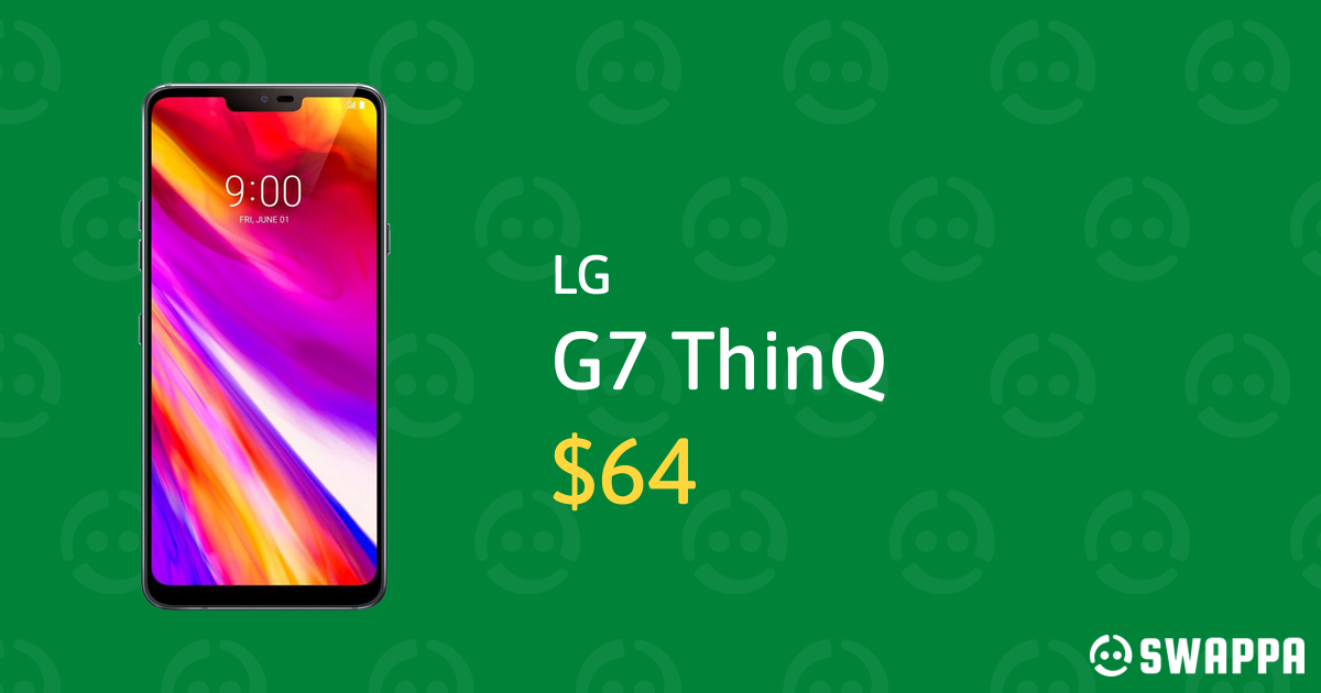 LG G7 ThinQ - T-Mobile, Gray, 64GB, 4GB, LM-G710TM - LZDV40360 - Swappa