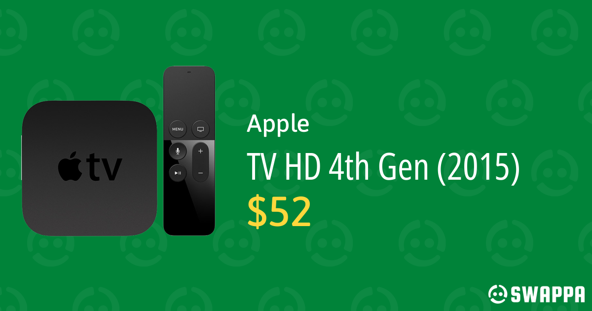 Apple TV HD 4th Gen (2015) - 32GB - LZEB96107 - Swappa