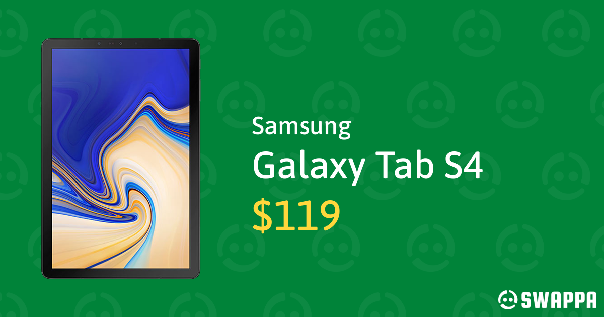 Samsung Galaxy Tab S4 - Wi-Fi, Black, 256GB, SM-T830 - LZEC17373 - Swappa