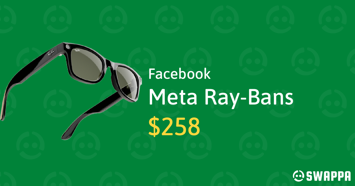 Meta Ray-Bans - Black - LZED17249 - Swappa