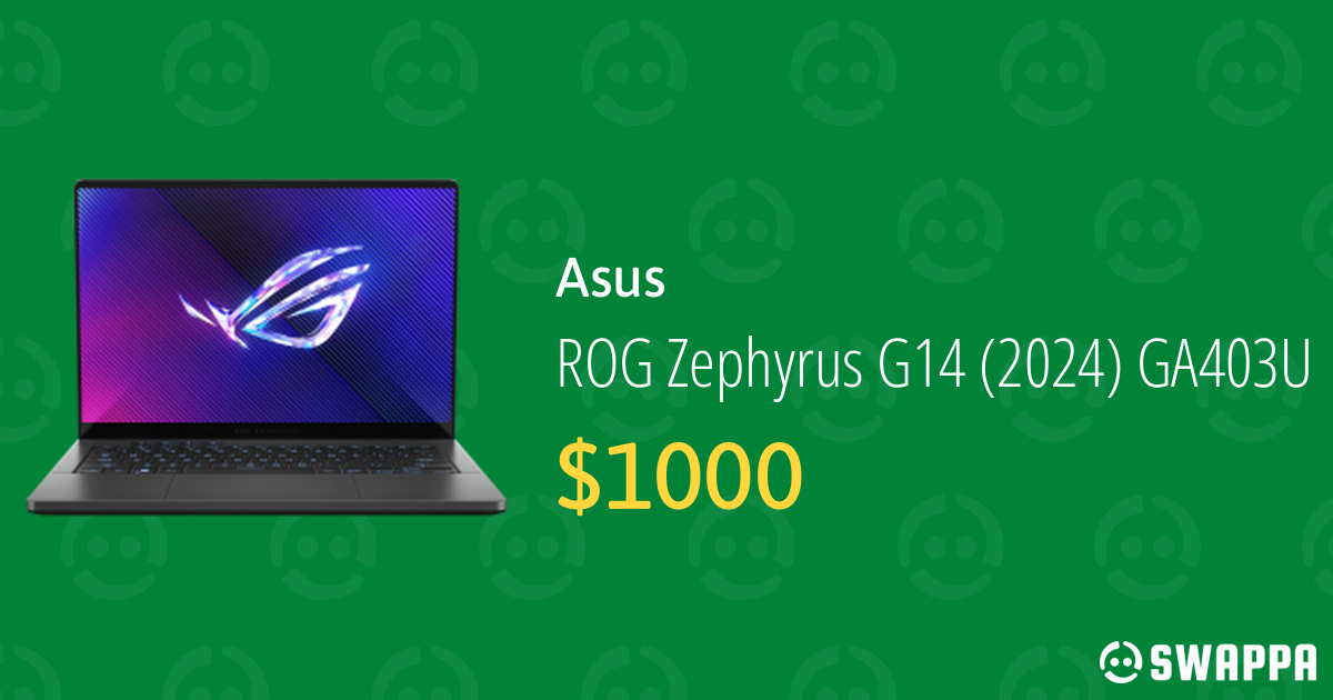 Asus ROG Zephyrus G14 (2024) GA403U - Ryzen 9, Gray, 1TB, 16GB ...