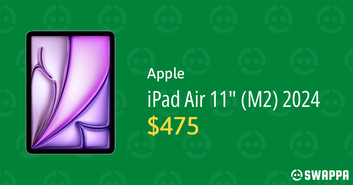 Apple iPad Air 11" (M2) 2024 - Unlocked, Gray, 128GB, A2903 - LZEO26305 ...