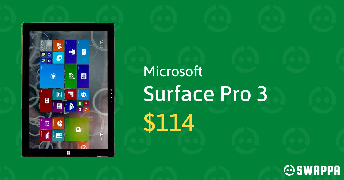 Microsoft Surface Pro 3 - Wi-Fi, Silver, 64GB - LZER52831 - Swappa