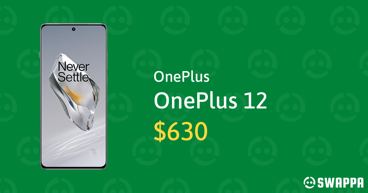 OnePlus 12 - Unlocked, Black, 512GB, 16GB, CPH2583 - LZEU38434 - Swappa