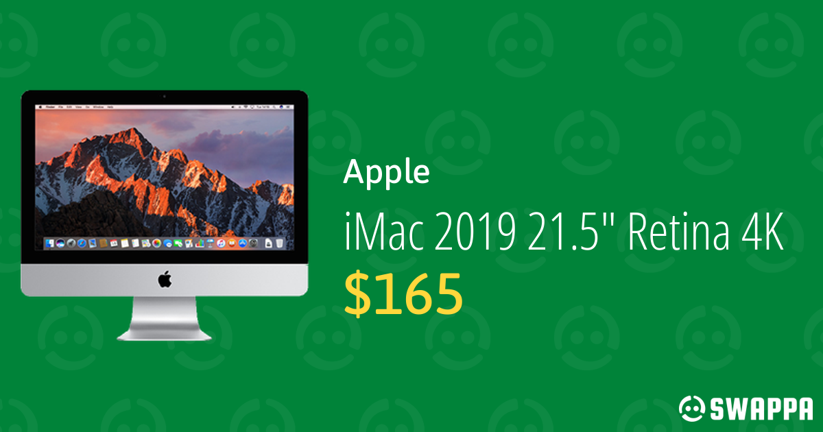 iMac 2019 21.5" Retina 4K - I3, 1TB, 8GB - LZEW49339 - Swappa
