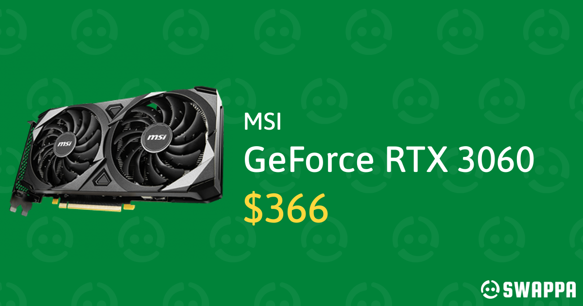 MSI GeForce RTX 3060 - RTX-3060-VENTUS-2X-12G-OC, Ventus 2X OC ...